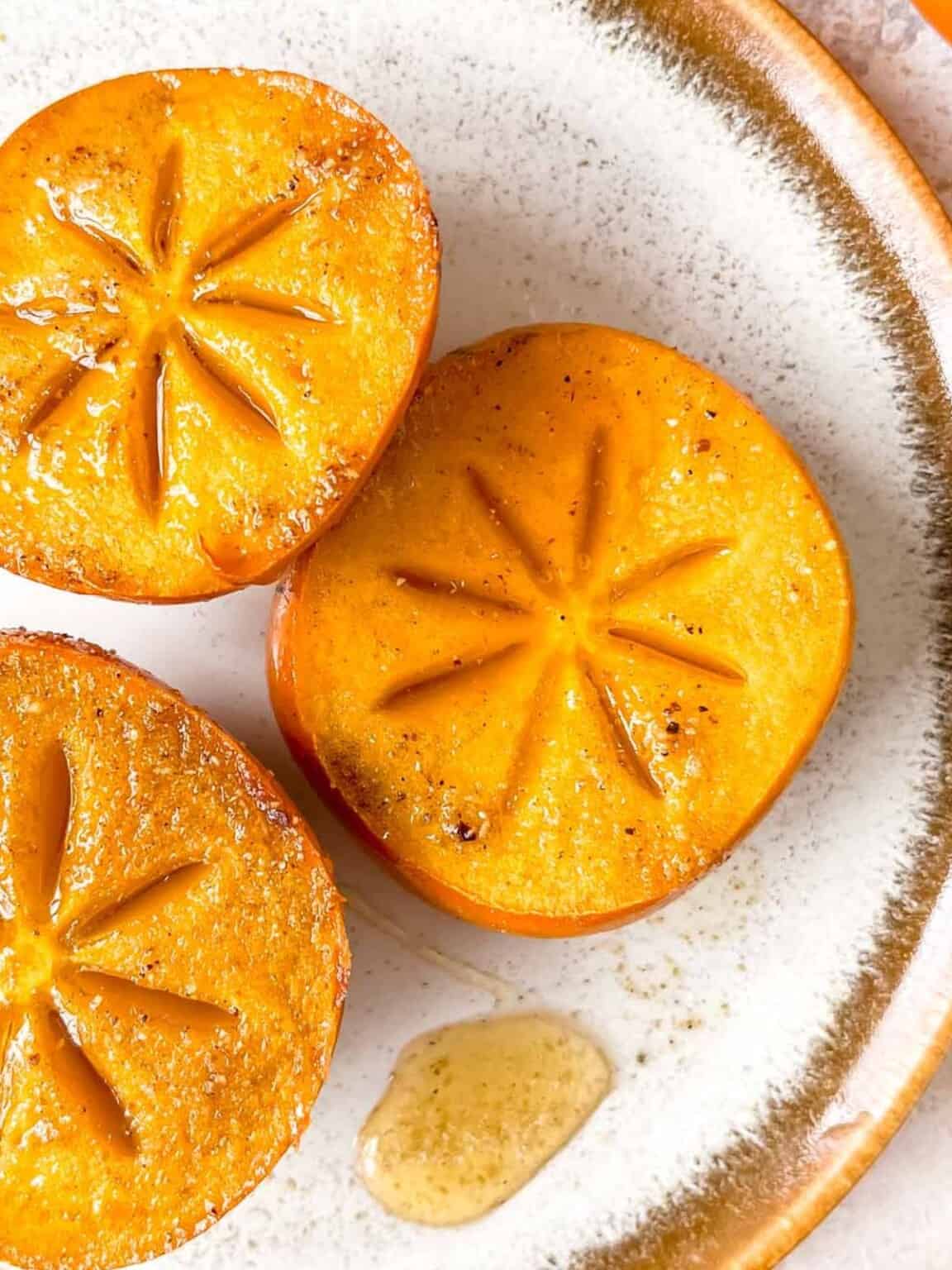 Baked Persimmons - Through The Fibro Fog