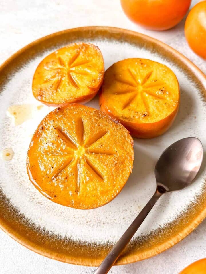 Baked Persimmons - Through The Fibro Fog