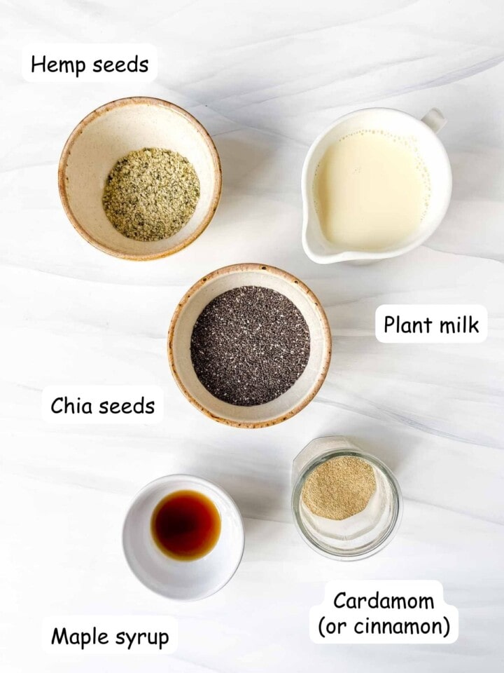 Chia Hemp Seed Pudding - Through The Fibro Fog