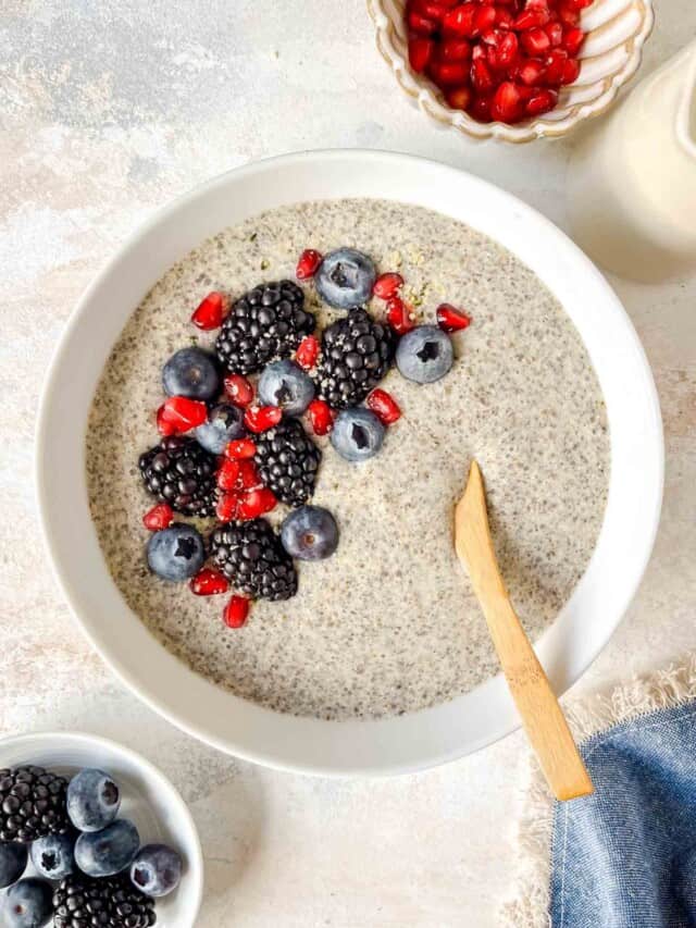 Chia Hemp Seed Pudding - Through The Fibro Fog