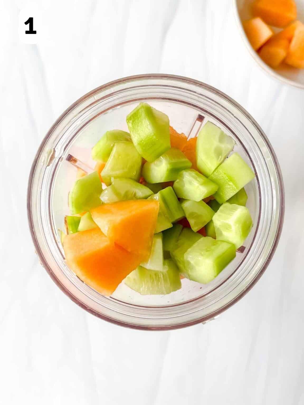 Cucumber Melon Agua Fresca - Through The Fibro Fog