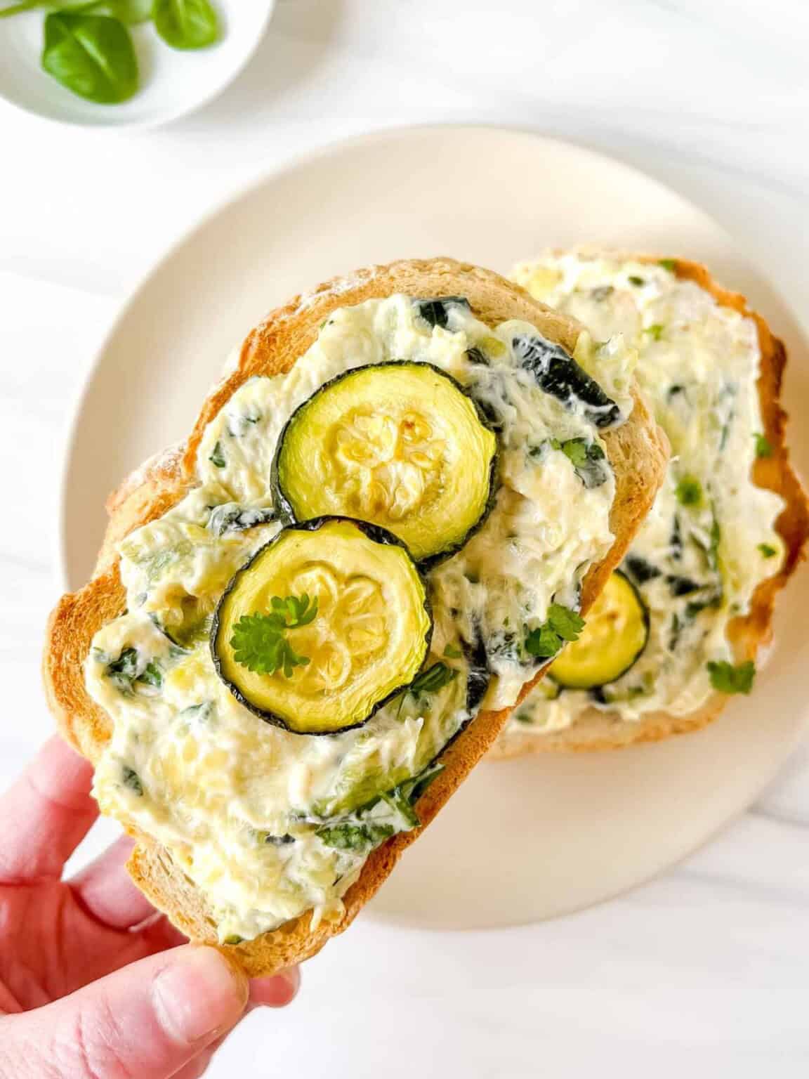 Zucchini Toast - Through The Fibro Fog