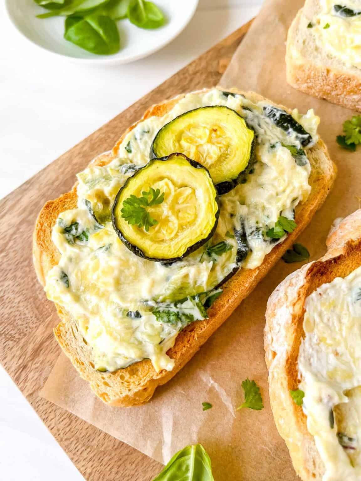 Zucchini Toast - Through The Fibro Fog