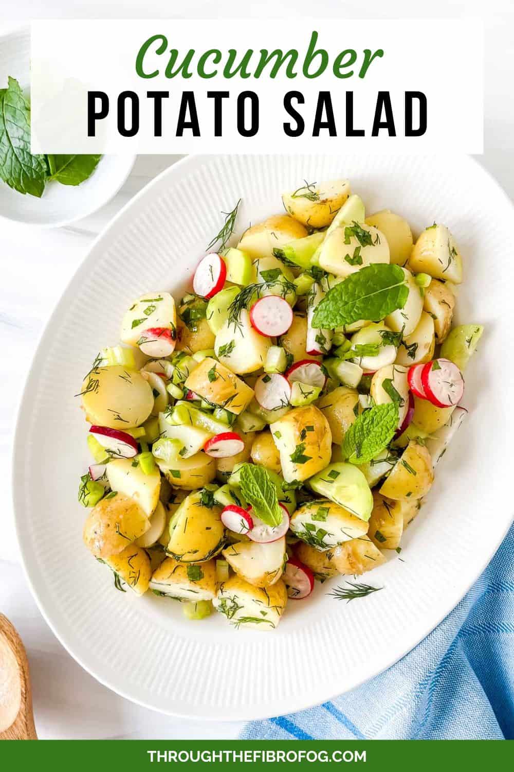 Cucumber Potato Salad - Through The Fibro Fog