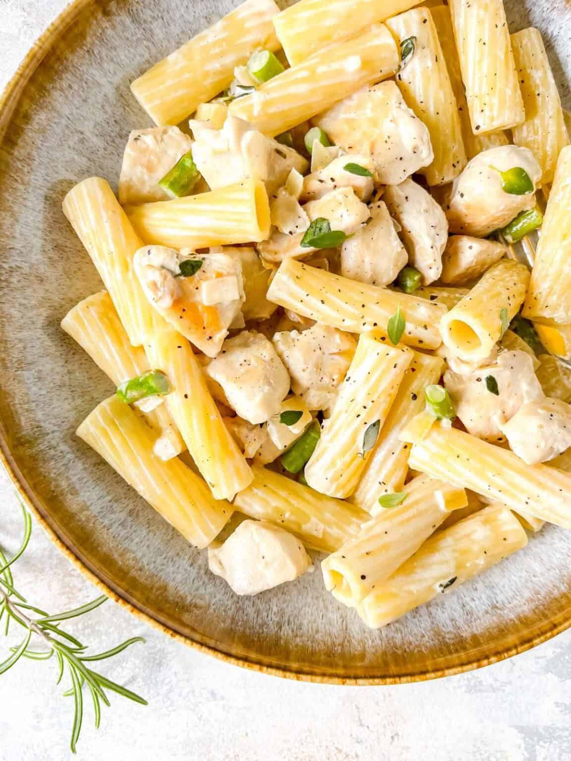 Chicken Mascarpone Pasta - Through The Fibro Fog