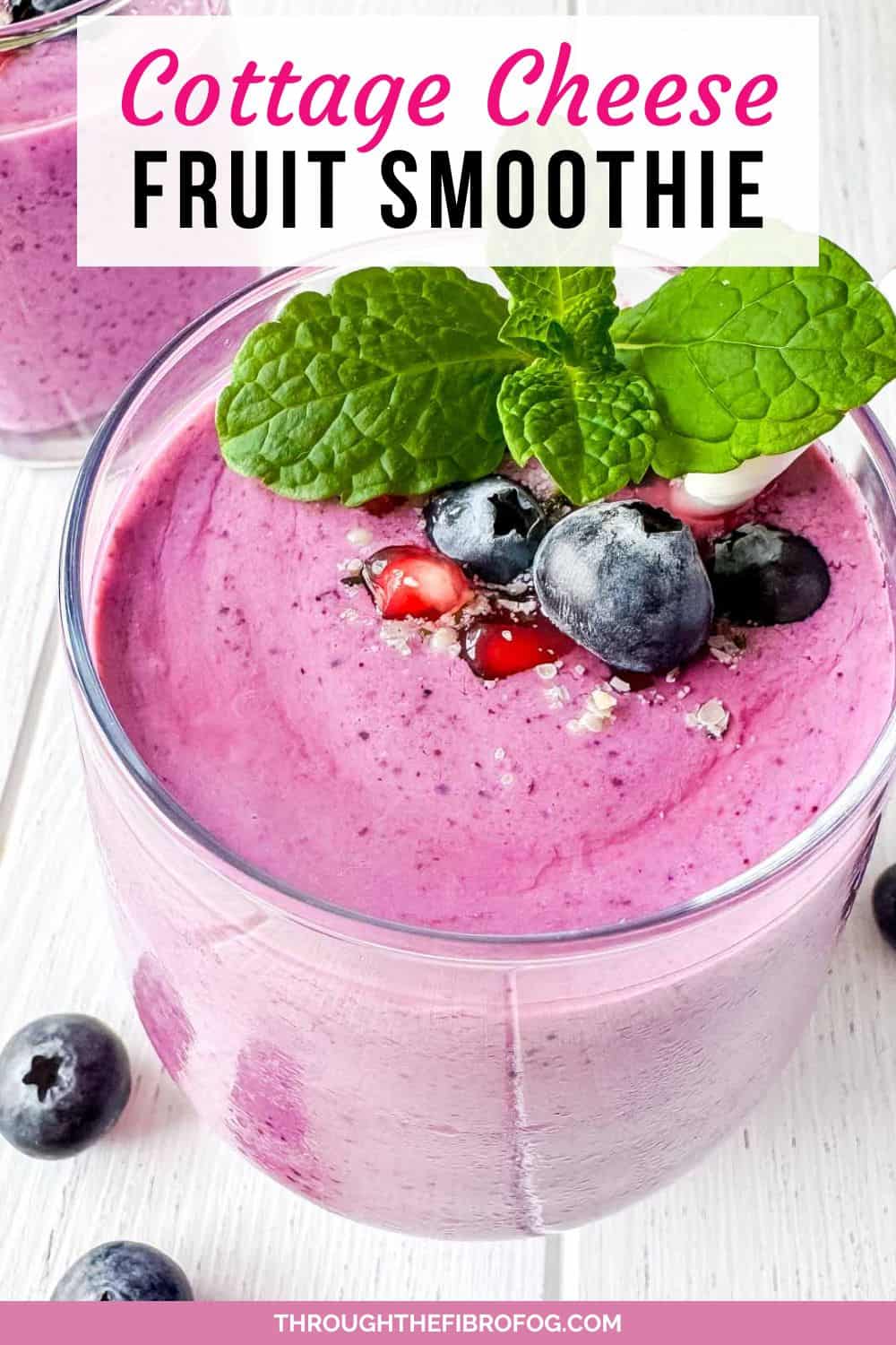 Cottage Cheese Fruit Smoothie - Through The Fibro Fog