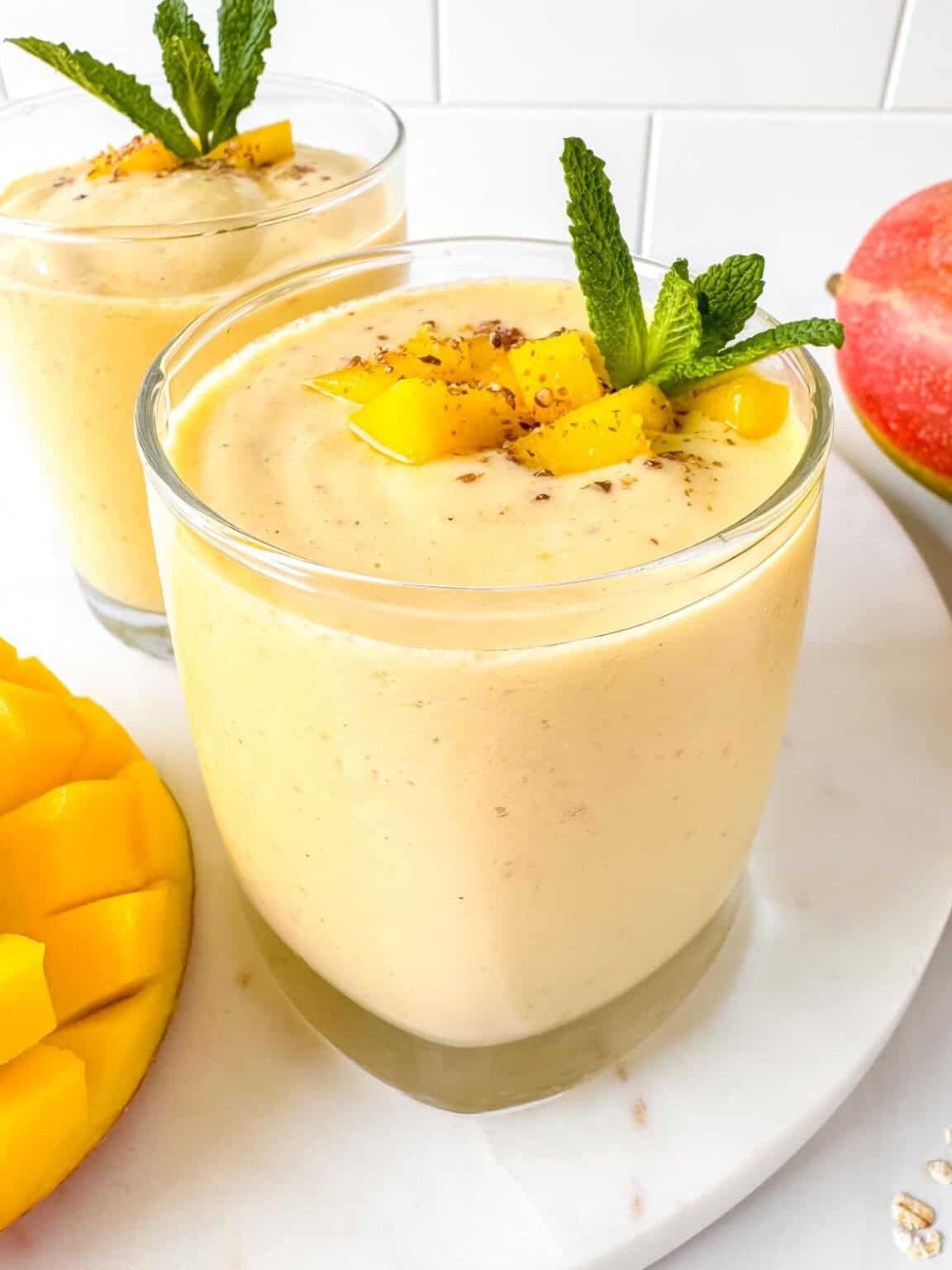 Mango Oat Smoothie - Through The Fibro Fog