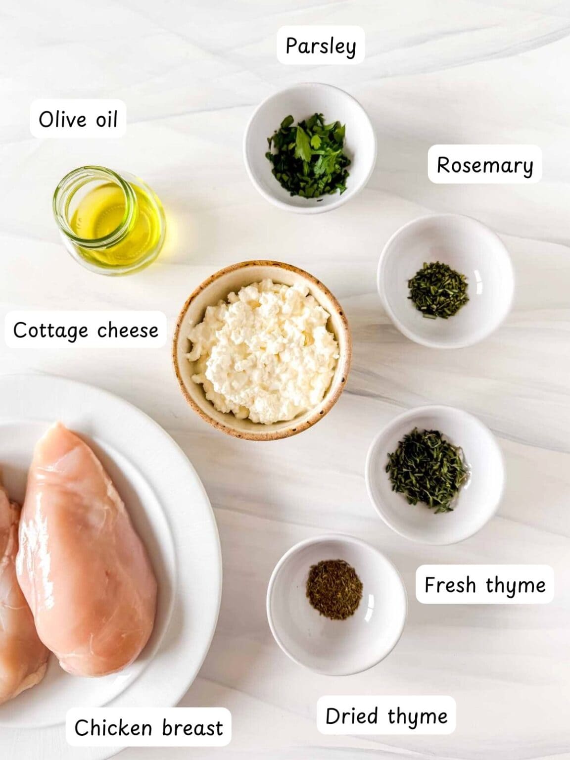 Cottage Cheese Stuffed Chicken - Through The Fibro Fog