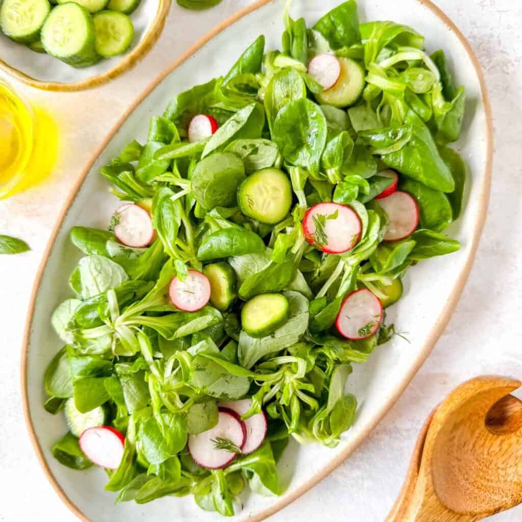 Lamb's Lettuce Salad - Through The Fibro Fog