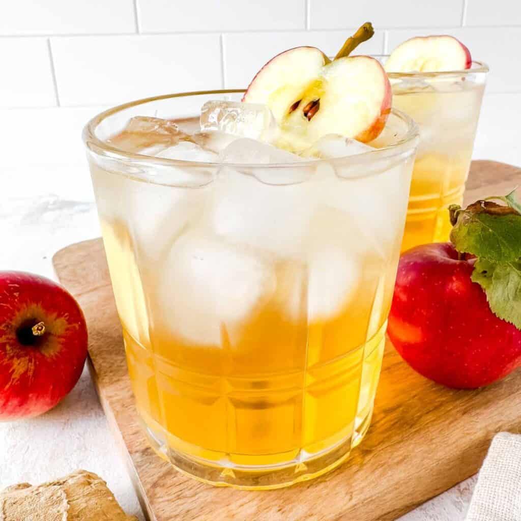 Apple Juice Mocktail - Through The Fibro Fog