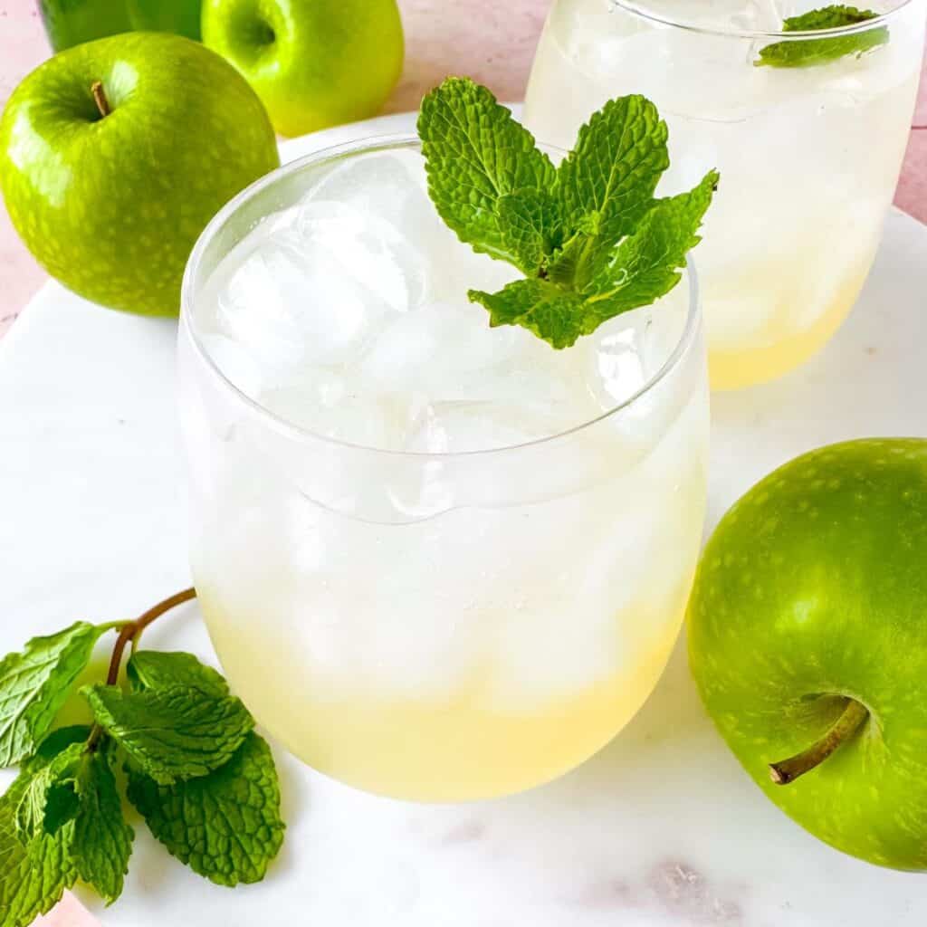 Green Apple Mocktail - Through The Fibro Fog