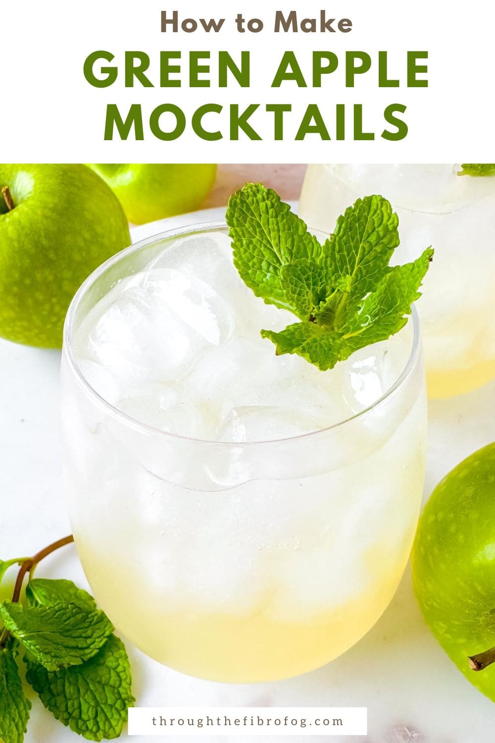 Green Apple Mocktail - Through The Fibro Fog