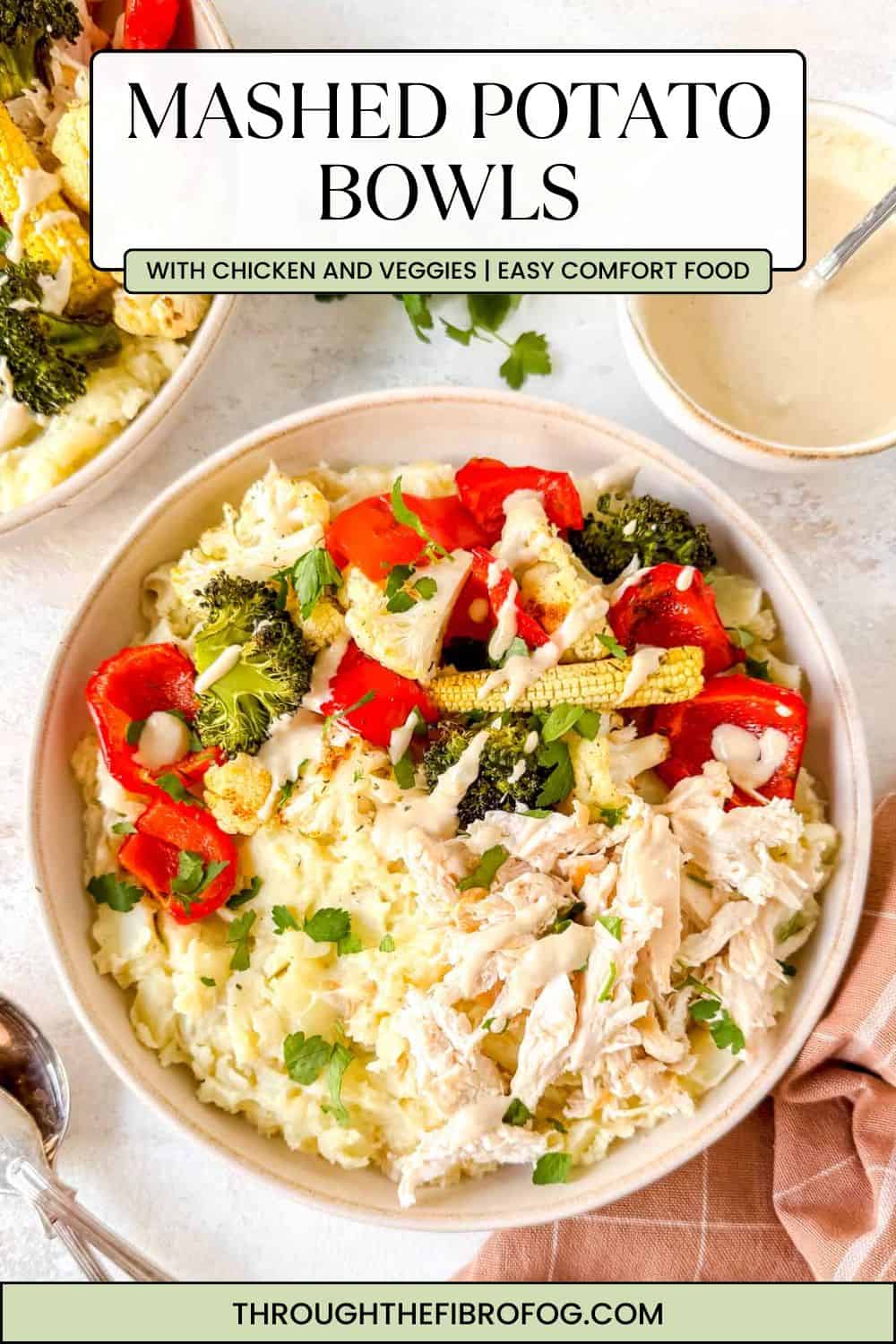 Loaded Mashed Potato Bowls - Through The Fibro Fog